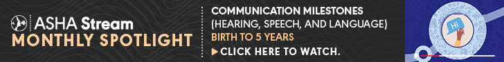 ASHA’s Developmental Milestones: Communication (Hearing, Speech, and ...